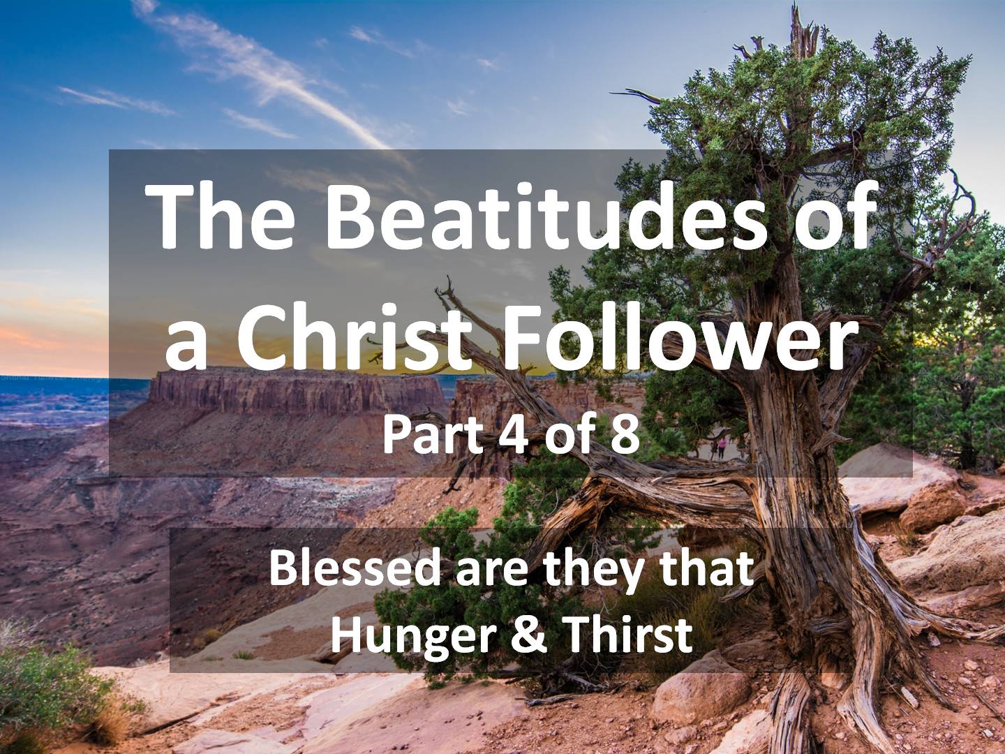 The Beatitudes of a Christ Follower: Hunger and Thirst - Ambassadors 4 ...