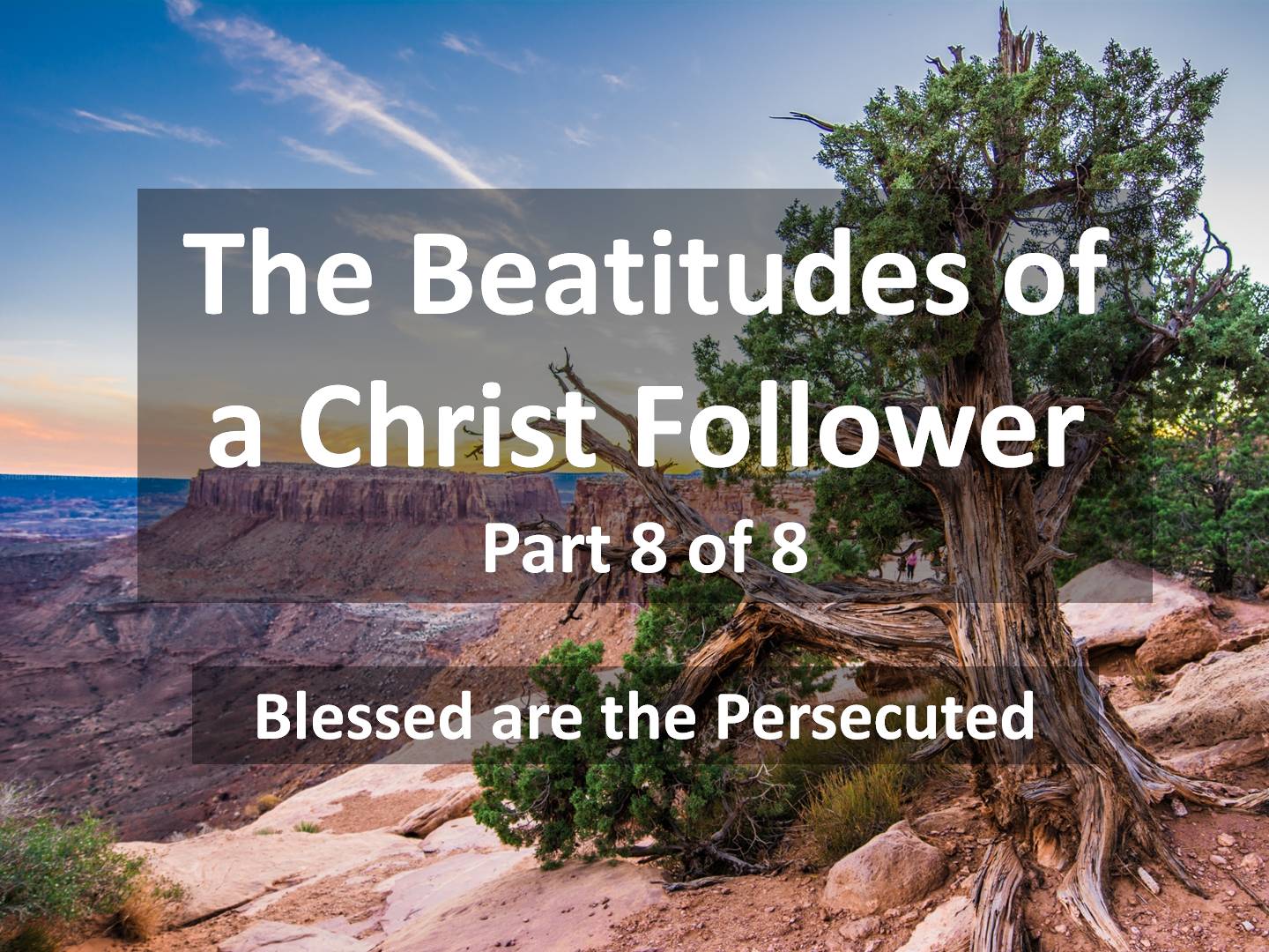 The Beatitudes of a Christ Follower: Persecuted - Ambassadors 4 Truth